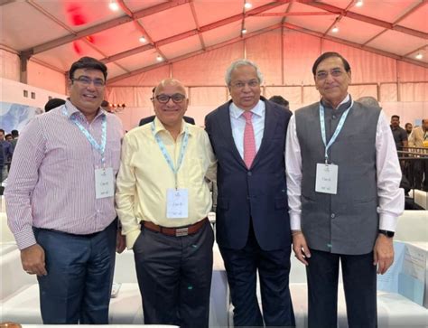 With Dr Purnendu Chatterjee Chairman Of The Chatterjee Group At The