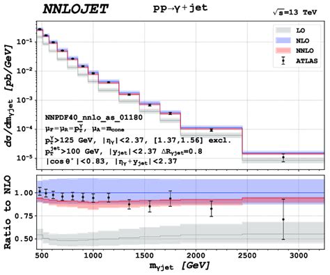 Predictions For The Photon Jet Invariant Mass Distributions At Lo Nlo