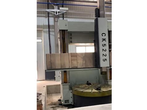 CK Double Column CNC Vertical Lathe With Single Tool Post