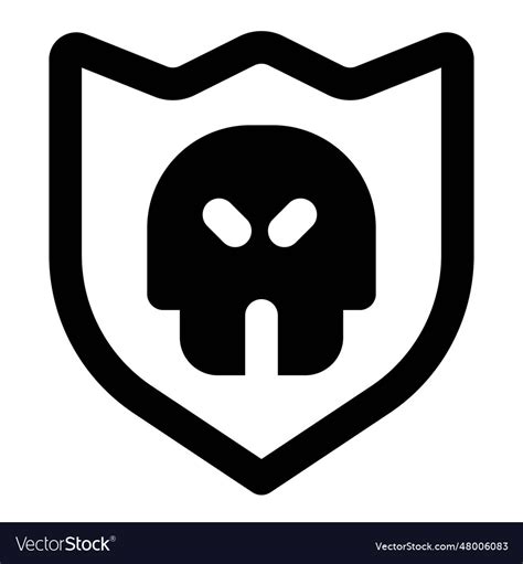 Bug Software Hacked The Shield Programming Vector Image