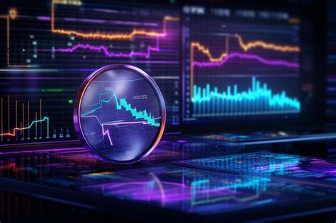 Premium AI Image Data Analysis Search Engine Optimization Or SEO With Magnifier And