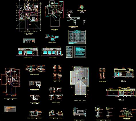 Housing One Level Dwg Section For Autocad • Designs Cad