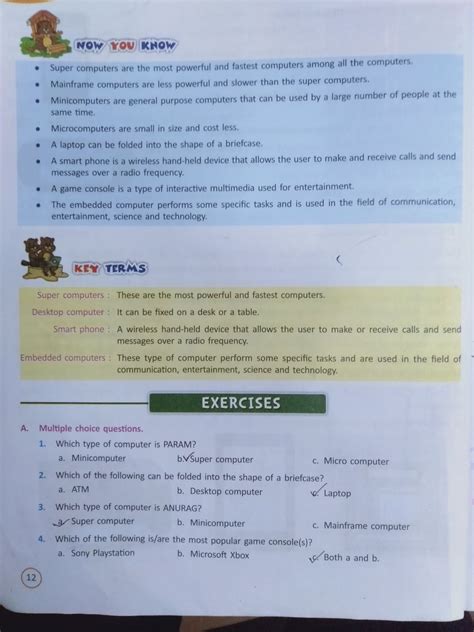 Chapter 1 Types Of Computers PPT Textbook Part 1 Computer VI Std