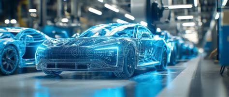 Photographic Concept With Copy Space For Text Featuring Composite Structures In The Automotive