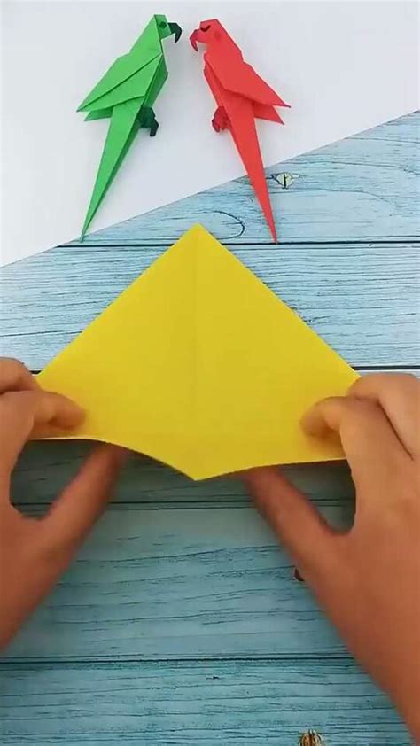 How To Make Paper Bird Diypapercraft Papercraft Diytutorial Papercrafttutorial