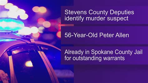 Inmate At Spokane County Jail Identified As Suspect In Stevens County