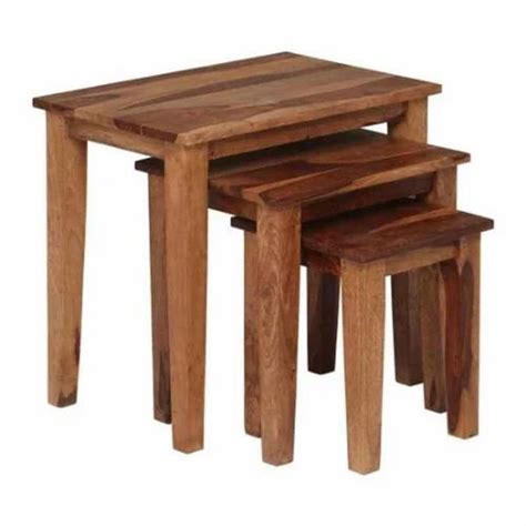 Wooden Rectangular Nest Of Table Tables At Rs Set In Jodhpur ID