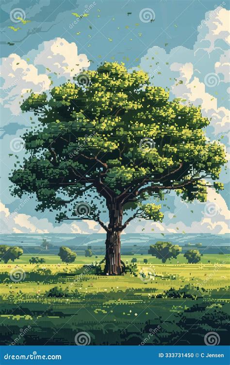 Pixel Art Nature Nature Scenes Converted Into Pixel Art Giving A