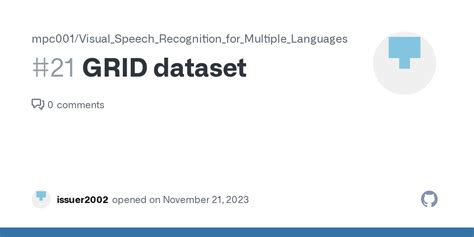 grid dataset · issue 21 · mpc001 visual speech recognition for