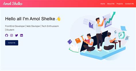 Github Amolshelke2portfolio V2 An Open Source Simple Portfolio To Showcase Your Projects And