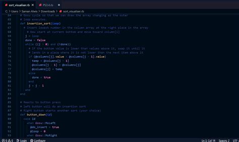 This Task Requires The Ruby Programming