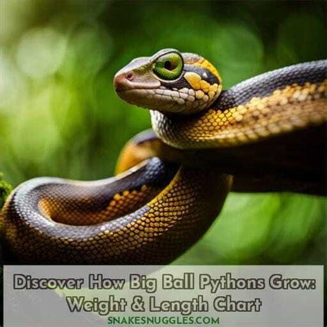 Discover How Big Ball Pythons Grow Weight And Length Chart