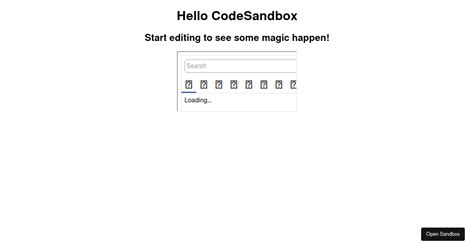 Emoji Picker Element Examples CodeSandbox