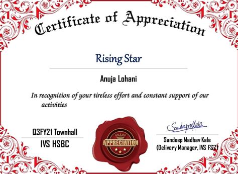Anuja Lohani On Linkedin Infosys Hsbc Certificateofappreciation Achievement 11 Comments
