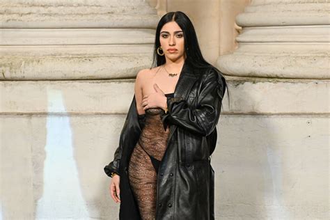 Lourdes Leon At Saint Laurent Menswear Fall Winter 20252026 Show At