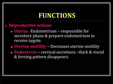 Female Sex Hormones Pptpptx Reproductive Health Diseases And