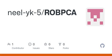 GitHub Neel Yk 5 ROBPCA