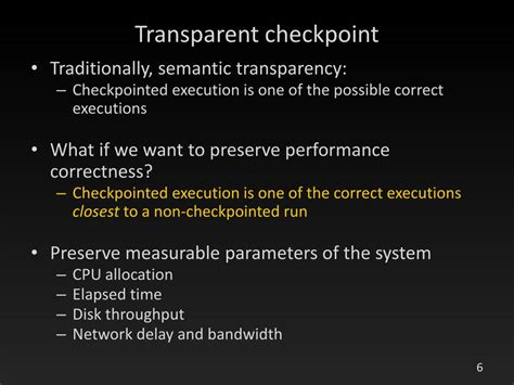 PPT Transparent Checkpoint Of Closed Distributed Systems In Emulab PowerPoint Presentation