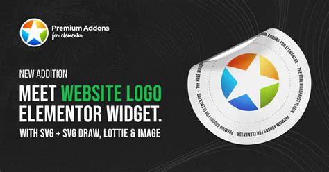 Elementor Website Logo Widget Added In Premium Addons