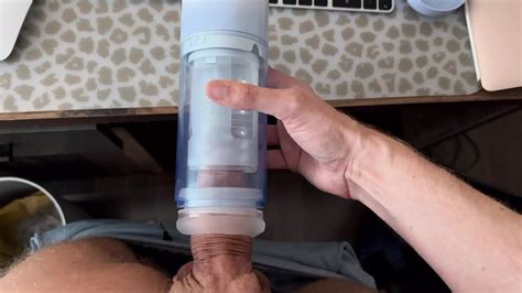 Automatic Blowjob Stroker Machine Pov With Cum Inside Finish Gay