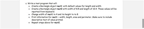 Solved C Write A Test Program That Will Create A Chegg Com