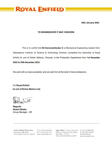 veeramani kandan v on linkedin internship gratitude professionalgrowth