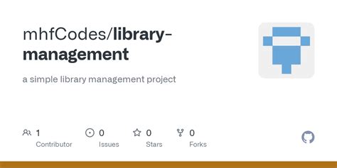 GitHub MhfCodes Library Management A Simple Library Management Project