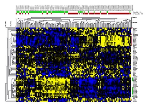 Unsupervised Hierarchical Clustering Analysis Of 61 Selected Genes