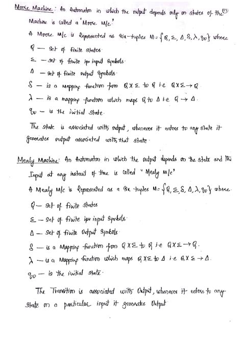 Notes Theory Of Computation Studocu