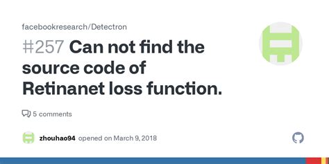 Can Not Find The Source Code Of Retinanet Loss Function · Issue 257