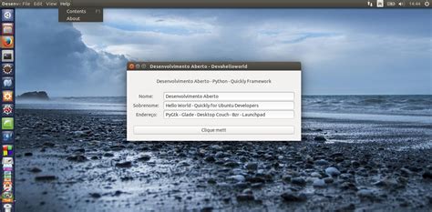 Quickly Python Rapid Application Development For Ubuntu Linux