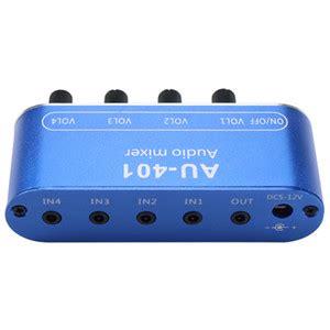 Jual New Stereo Mixer 4 Input 1 Output Individually Controls Board DIY Jakarta Barat