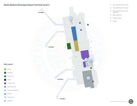 Santa Barbara Airport Sba Maps