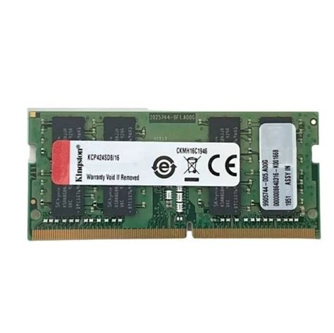 رم لپ تاپ Ddr4 تک کاناله 2400 مگاهرتز کینگستون مدل Kcp424sd8 ظرفیت 16 گیگابایت داده پردازان