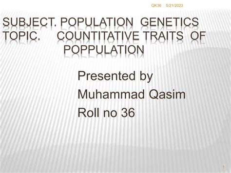 Poppulation Genetics 5thpptx