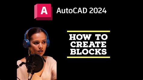 Create Blocks Autocad 2024 Tutorials Youtube