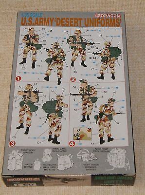 Dragon 135 Scale Us Army ‘desert Uniforms Figures 9901 1621788791