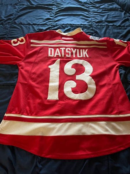 Reebok Pavel Datsyuk Detroit Redwings Winter Classic Jersey