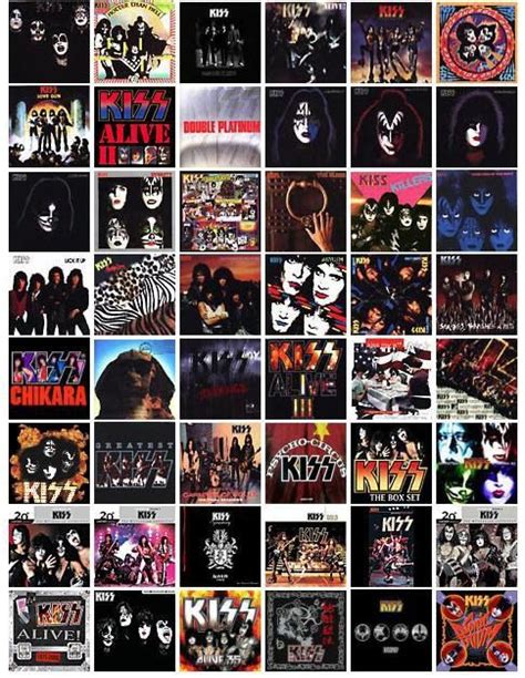 Photo Storage Kiss Album Covers Kiss Band Album Covers