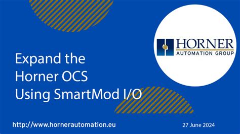 Expand The Horner Ocs Using Smartmod Io Horner Automation Group Europe