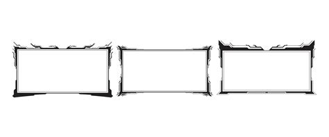 Abstract Sci Fi Frame Template Layout Design Concept Background Vector
