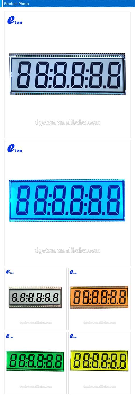 Factory Price Custom 6 Digit 7 Segment Lcd Display Board For Fuel Dispenser Machine Buy Fuel