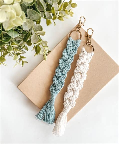the infinity macrame keychain macrame accessories etsy canada macrame patterns macrame
