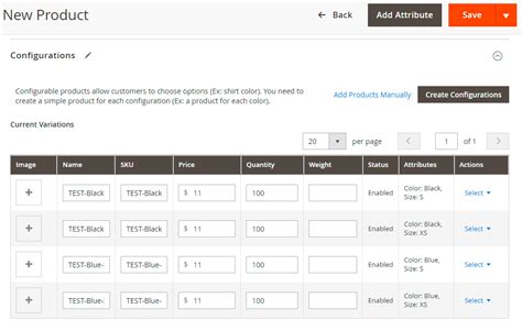 How To Create Configurable Products In Magento 2 Ulmod