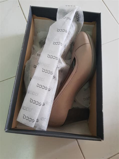 Ecco Heels Shape 55 Plateau Stack Moon Rock Eu 38 Womens Fashion