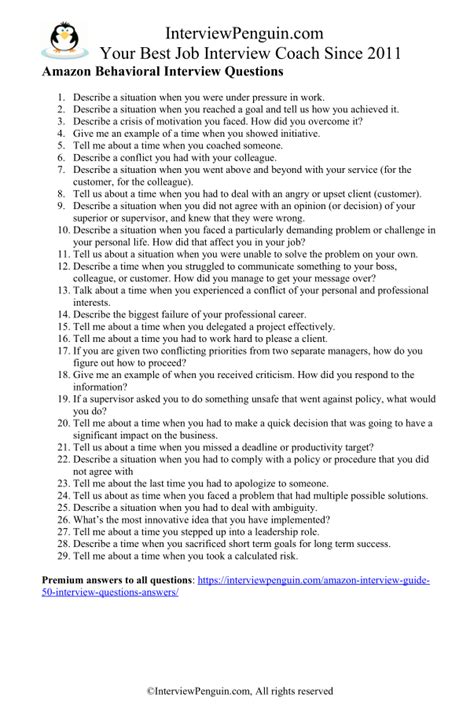 Top 30 Amazon Behavioral Interview Questions And Answers