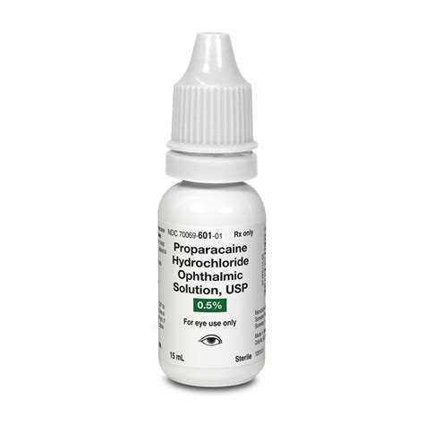 Proparacaine Hydrochloride Ophthalmic Solution Usp Somerset Pharma Llc