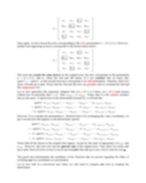 Solution A General Determinant Formula And Exercises Studypool