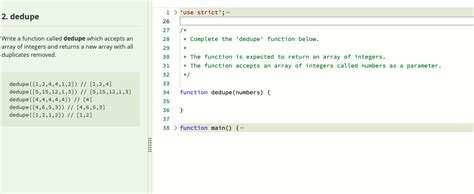 Solved 2 Dedupe 1 Use Strict 26 27 28 Complete