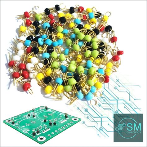 90pcs Gold Plated Soldering Pcb Breadboard Test Point Pins 6 Colours C Sm Components